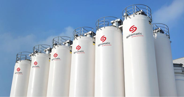 Silos de almacenamiento en fibra de vidrio reforzada de Spiromatic